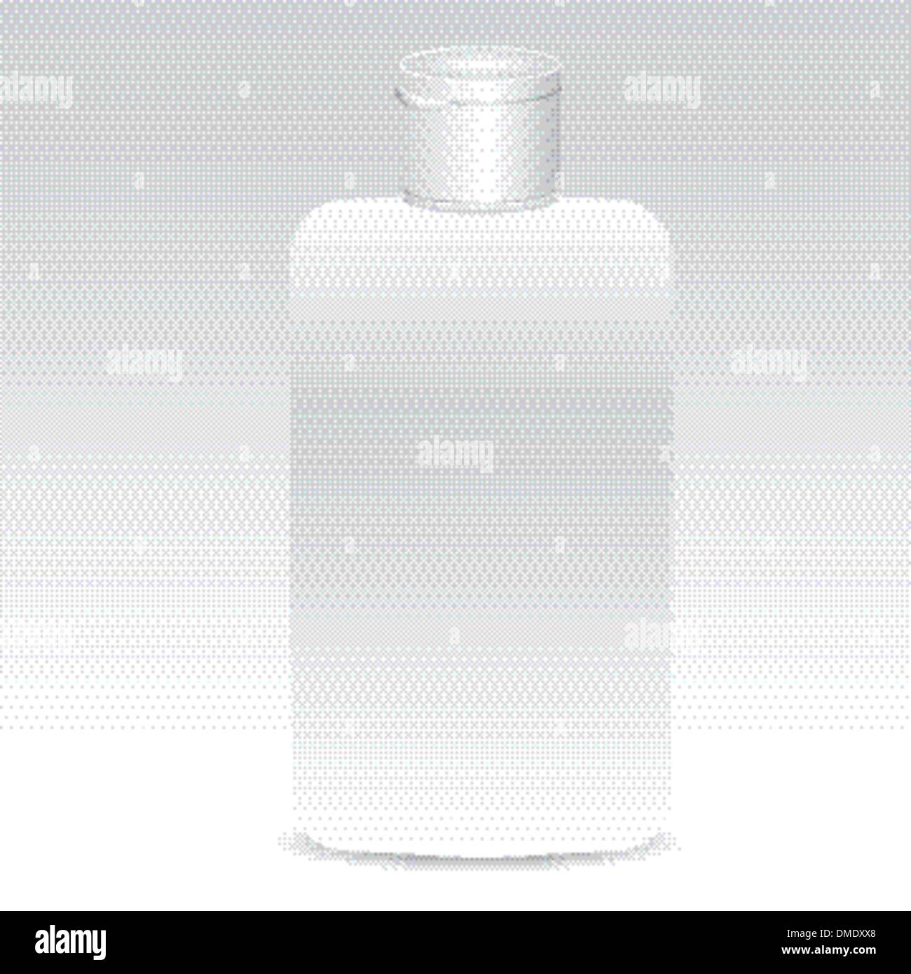 White shampoo soap bottle Stock Vector Images - Alamy