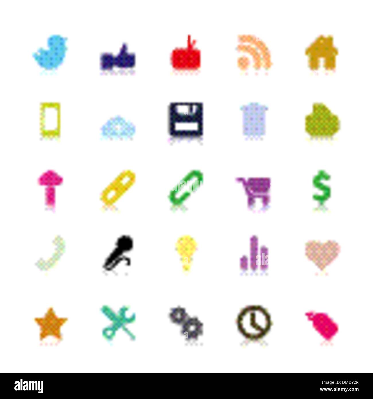 Social media user icons Cut Out Stock Images & Pictures - Alamy
