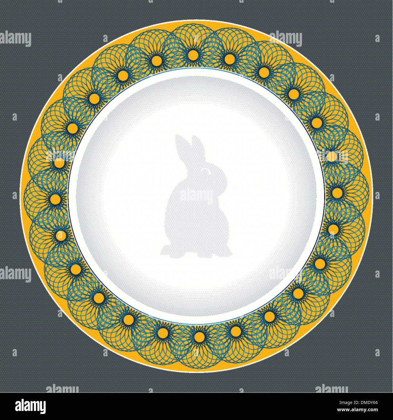 Dinner Plate Design Template Stock Vector Image & Art - Alamy