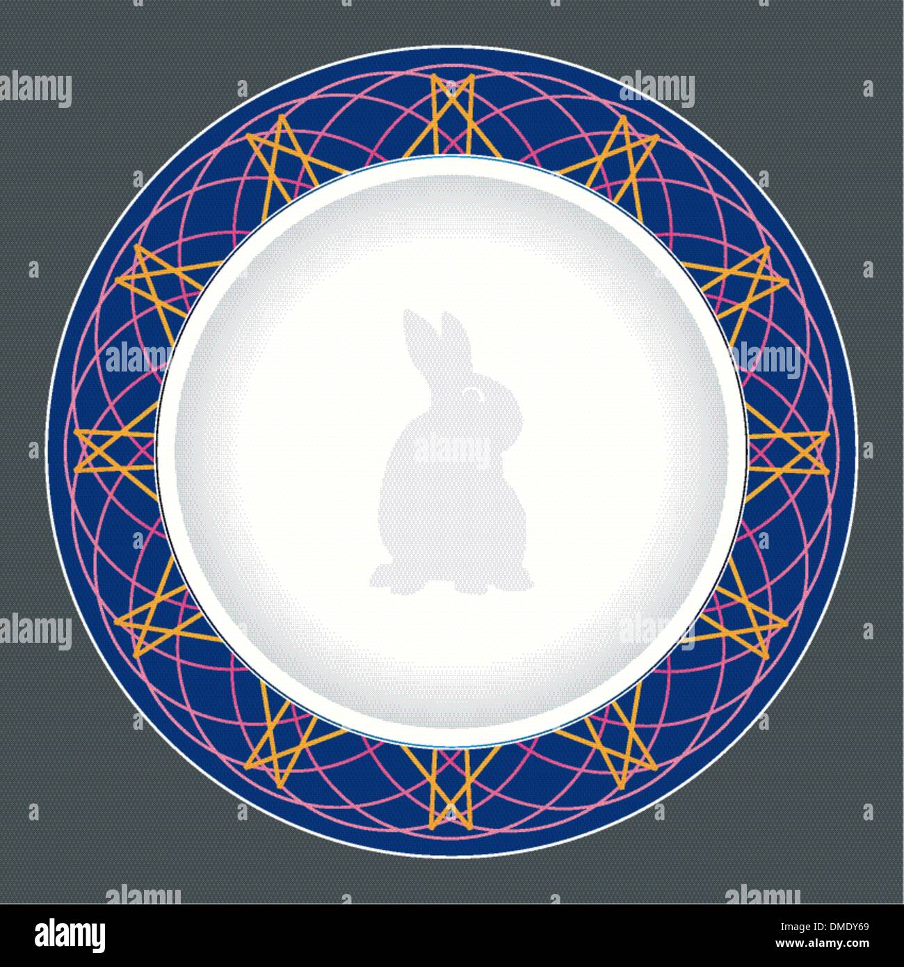 Dinner Plate Design Template Stock Vector Image & Art - Alamy