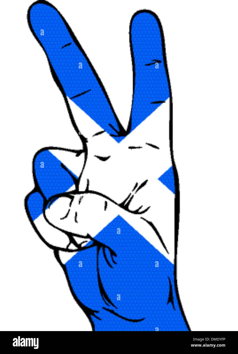 Scotland symbolic flag Stock Vector Images - Alamy