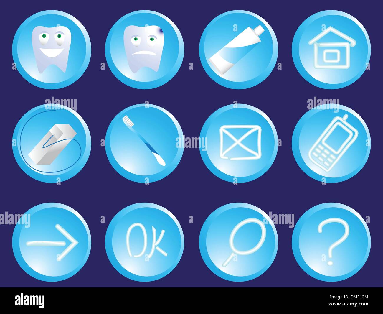 Dentist vector vectors hi-res stock photography and images - Alamy