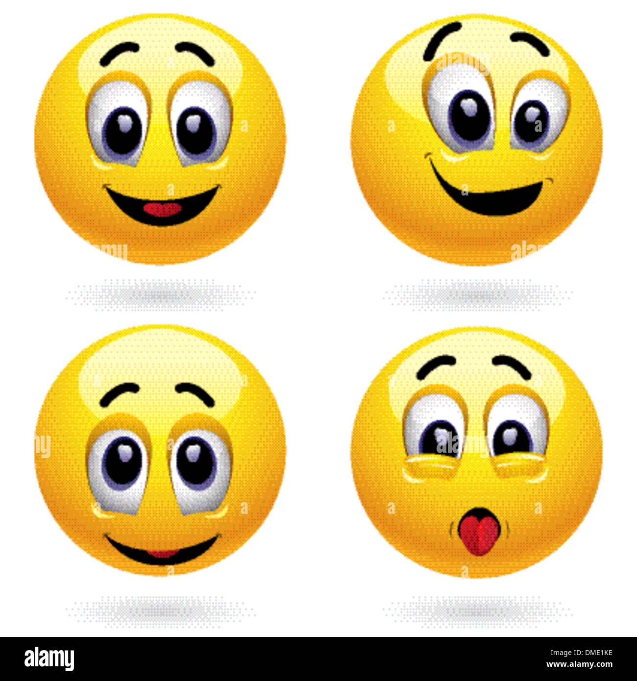 Satisfied look Stock Vector Images - Alamy