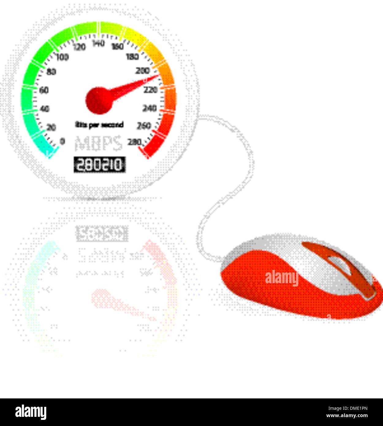 Speedtest Stock Vector Images - Alamy