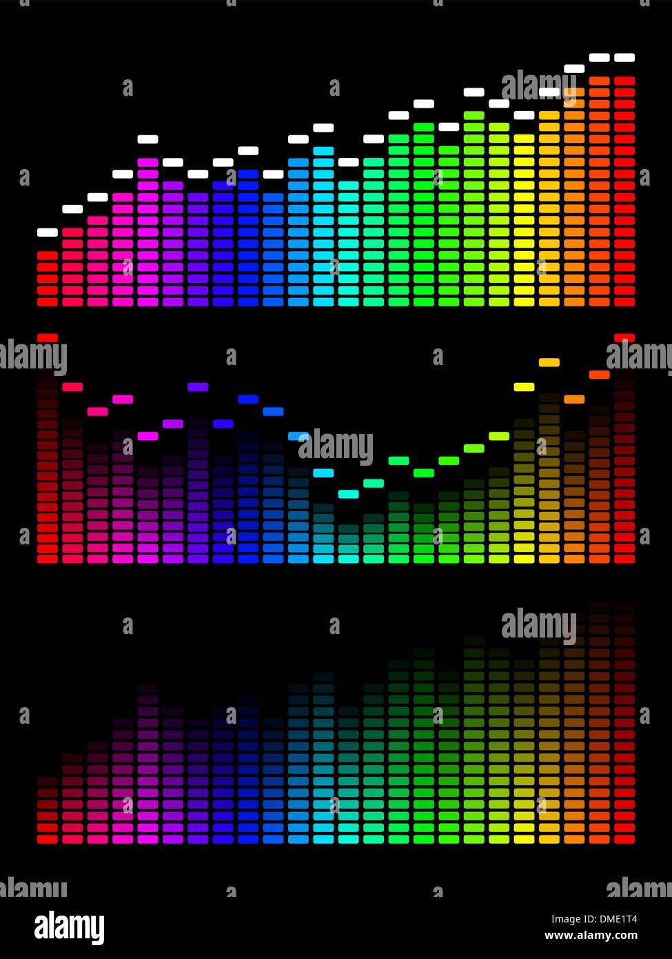 Vector digital gradient equalizer Stock Vector Image & Art - Alamy