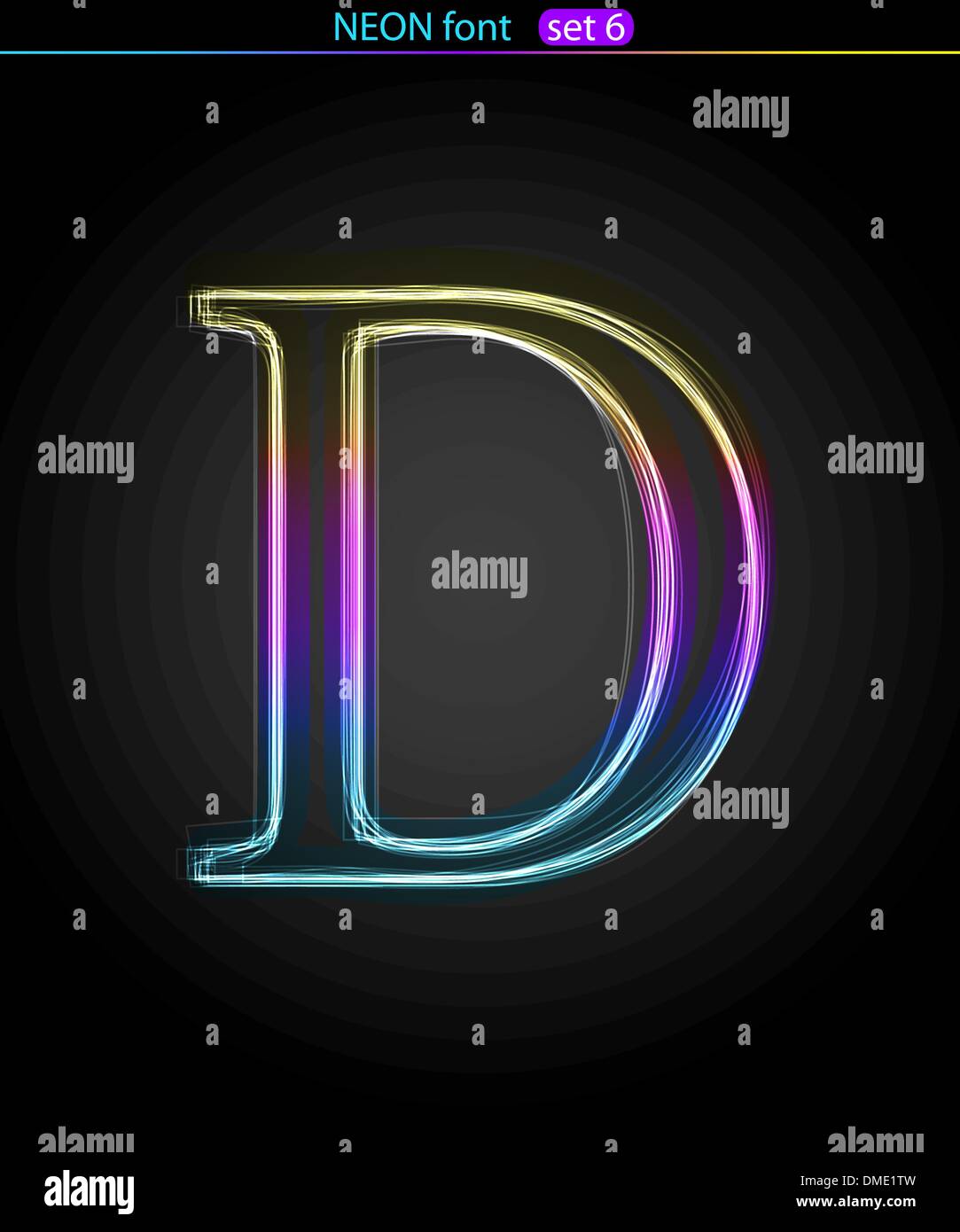 Illuminated letter d hi-res stock photography and images - Alamy