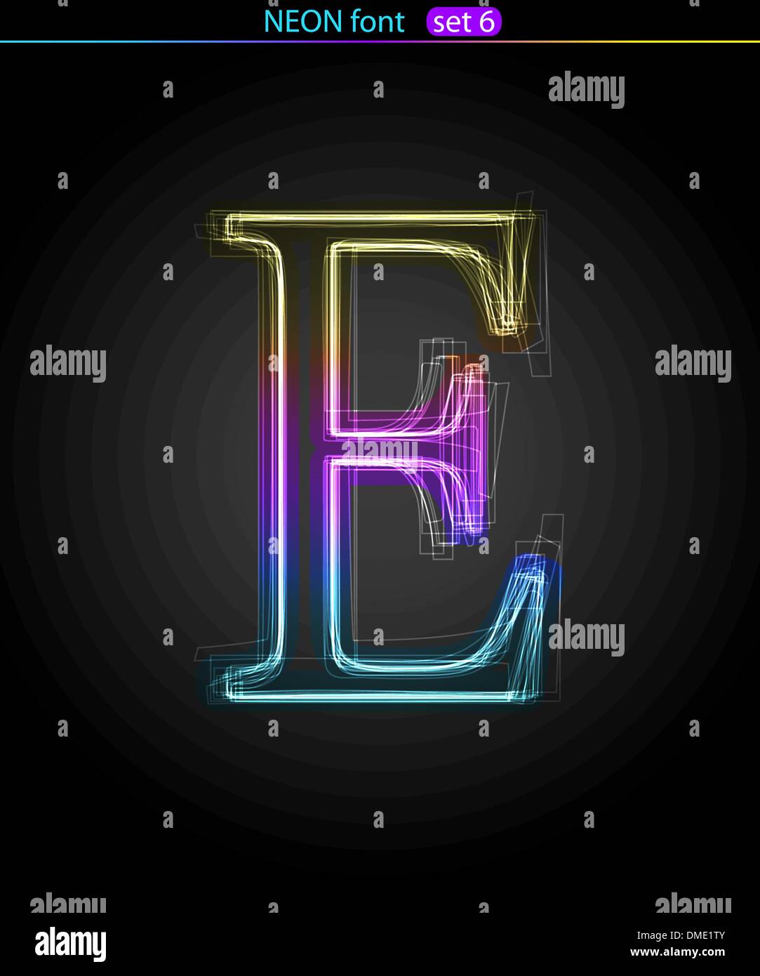 Neon high tech Stock Vector Images - Alamy