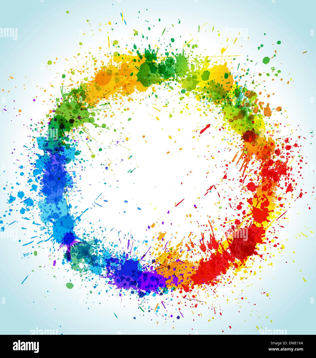 Colorful Paint Splatter