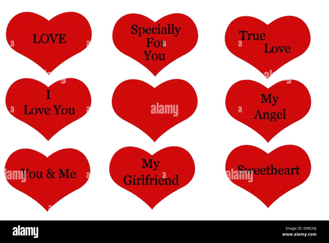 Multiple hearts Stock Vector Images - Alamy