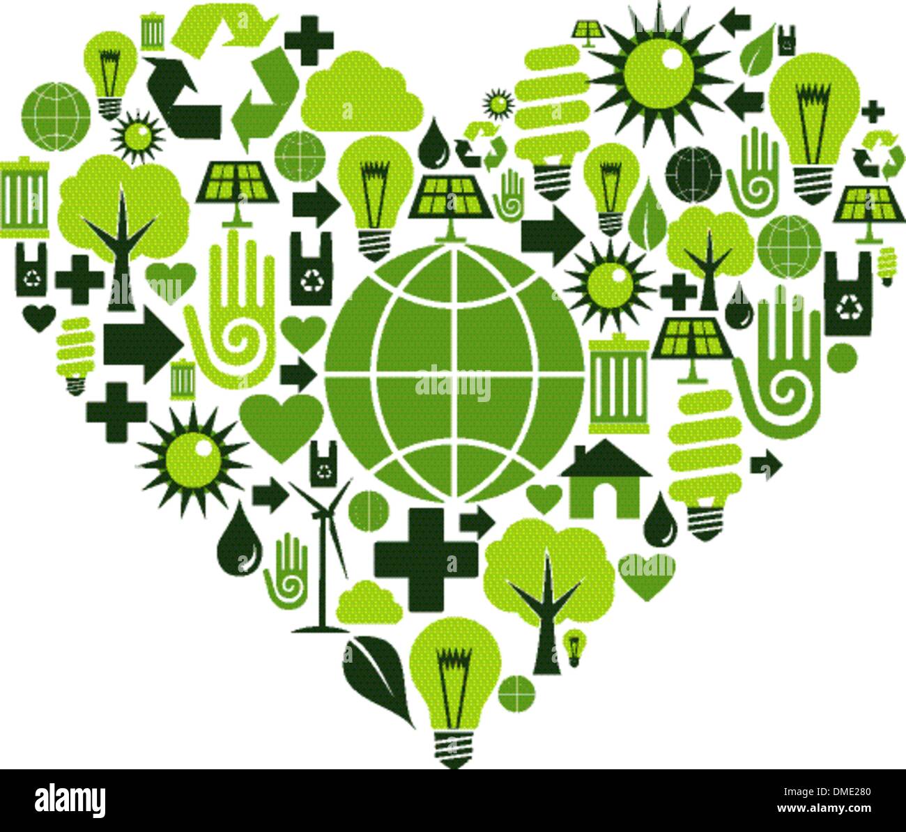 Environmental conservation green technology Stock Vector Images - Alamy