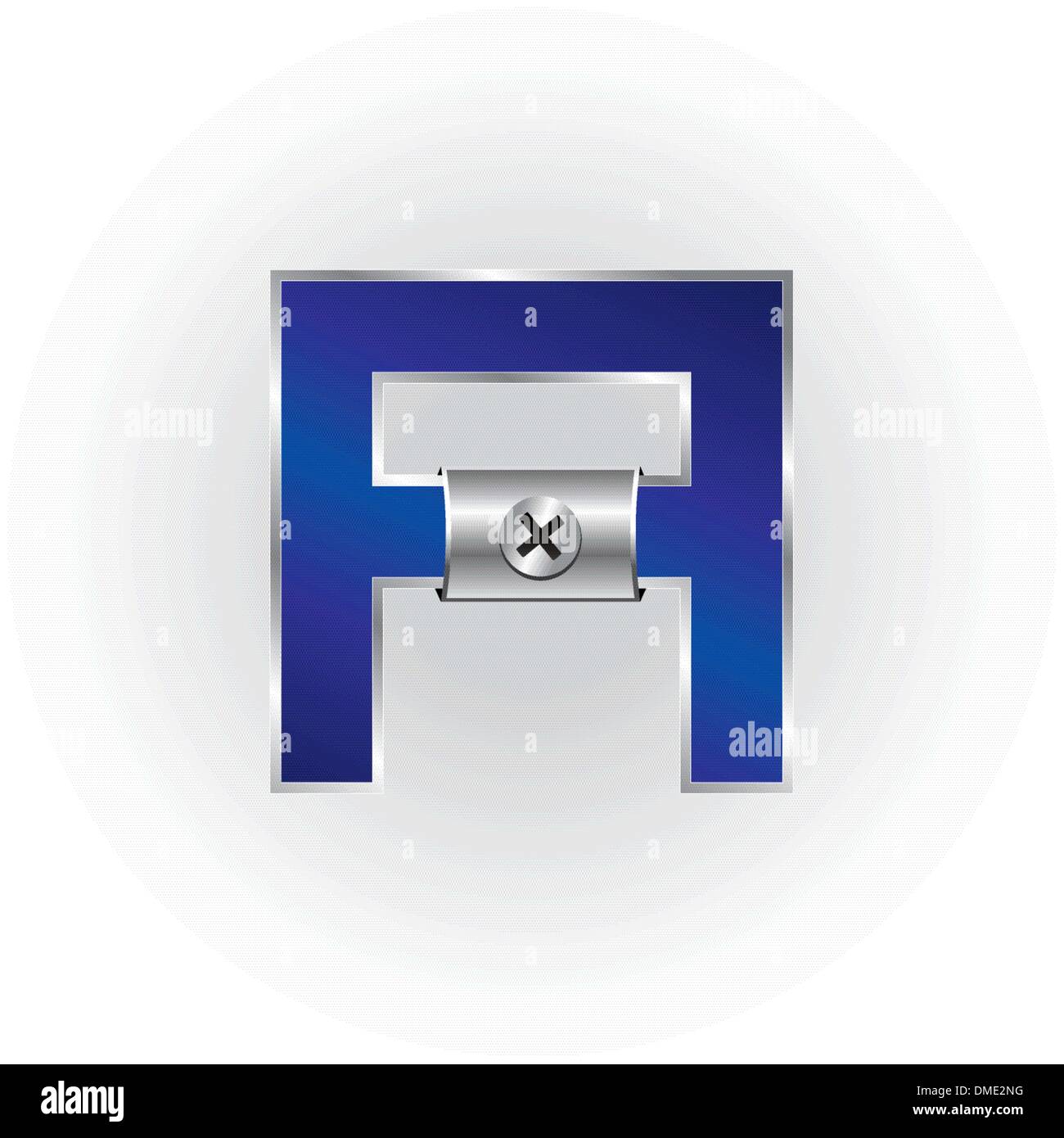 Iron fonts Stock Vector Images - Alamy