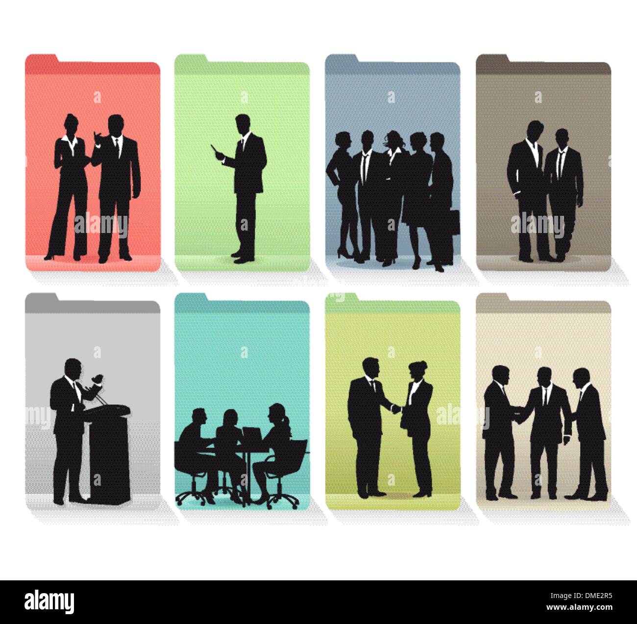 Group personnel Cut Out Stock Images & Pictures - Alamy