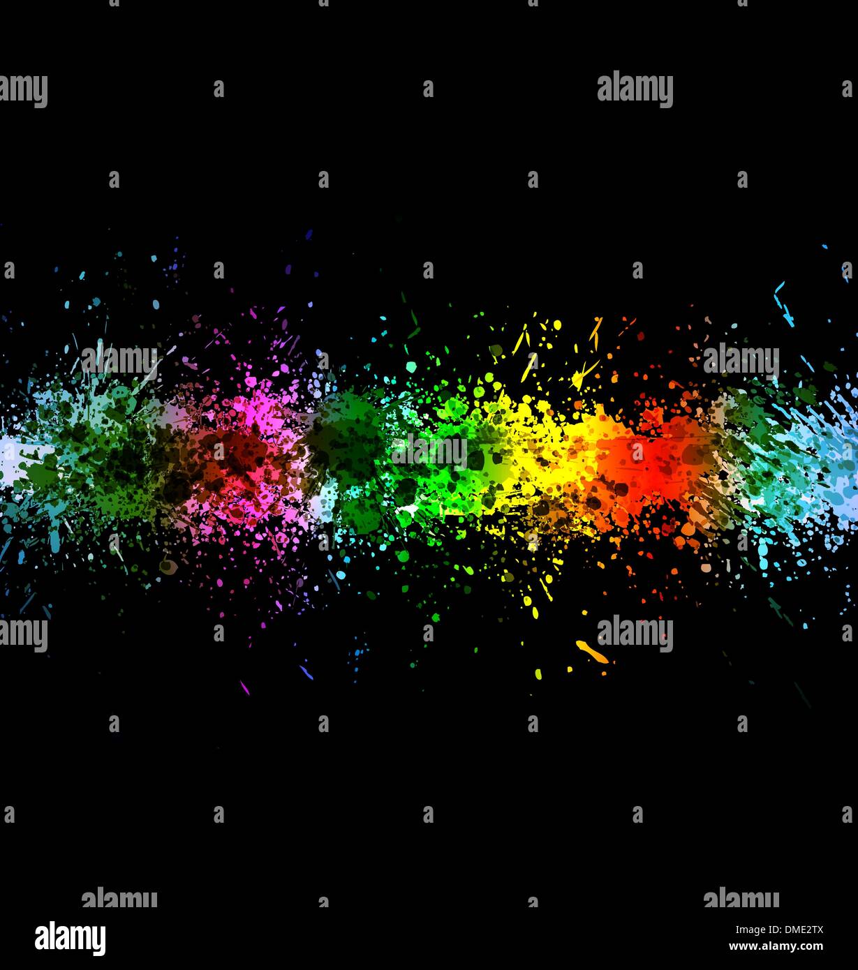 Eps 10 color paint splashes. Gradient vector background Stock Vector ...