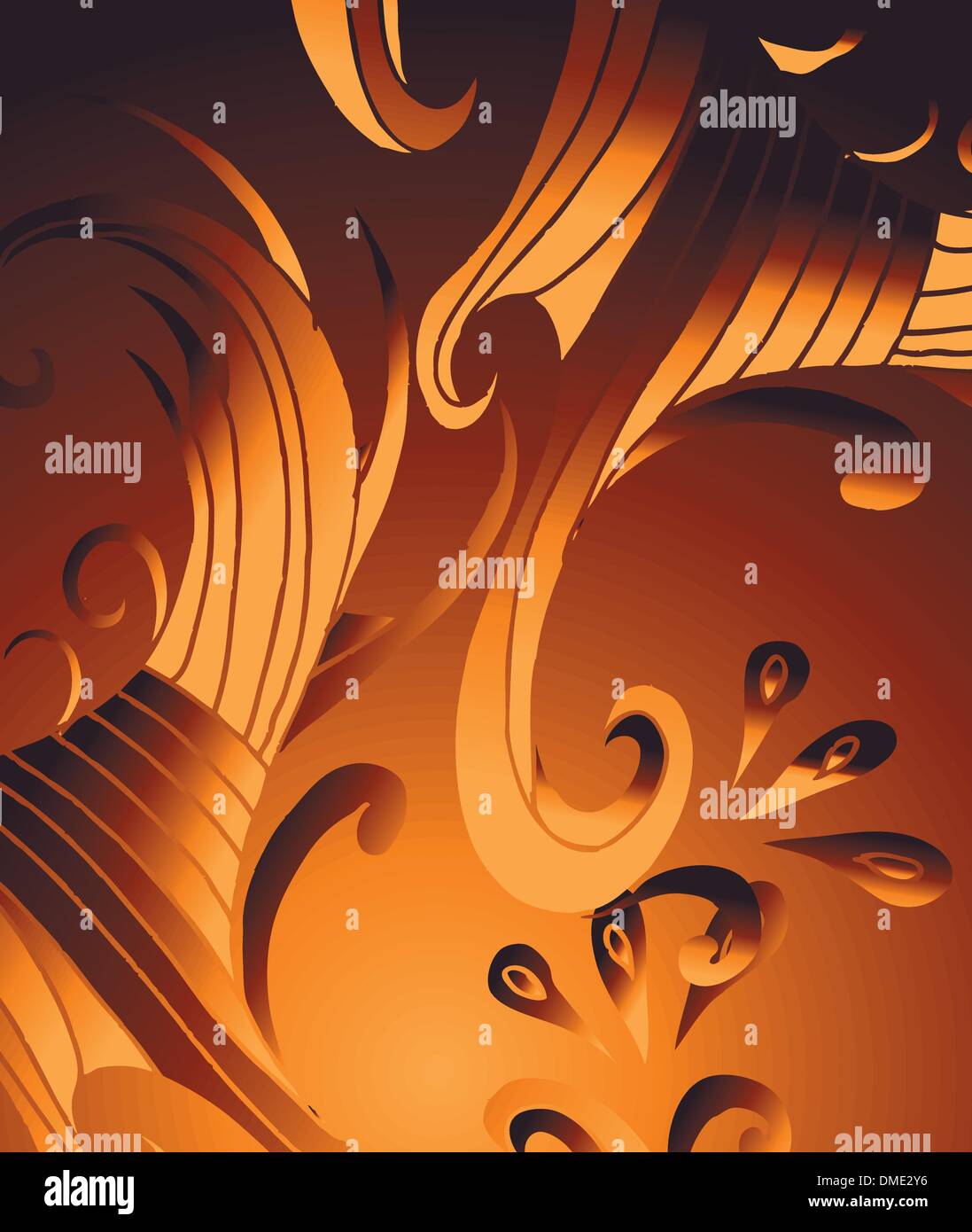 metalic background tribal wave vector art Stock Vector Image & Art - Alamy