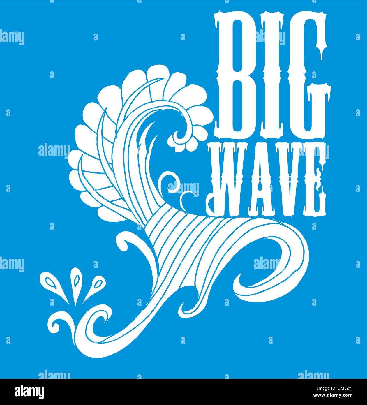blue backgrounds tribal wave vector art Stock Vector Image & Art - Alamy