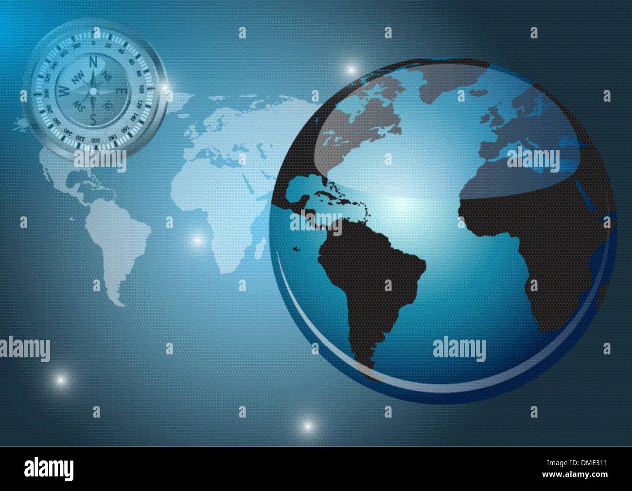 Map of the world vector Stock Vector Image & Art - Alamy