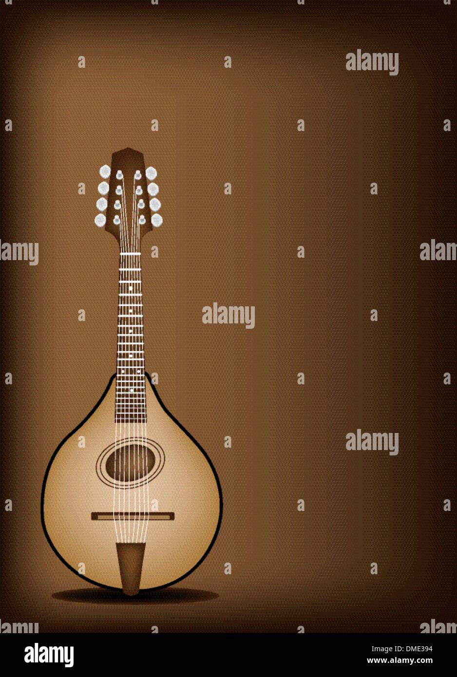 Mandolin frame Stock Vector Images - Alamy