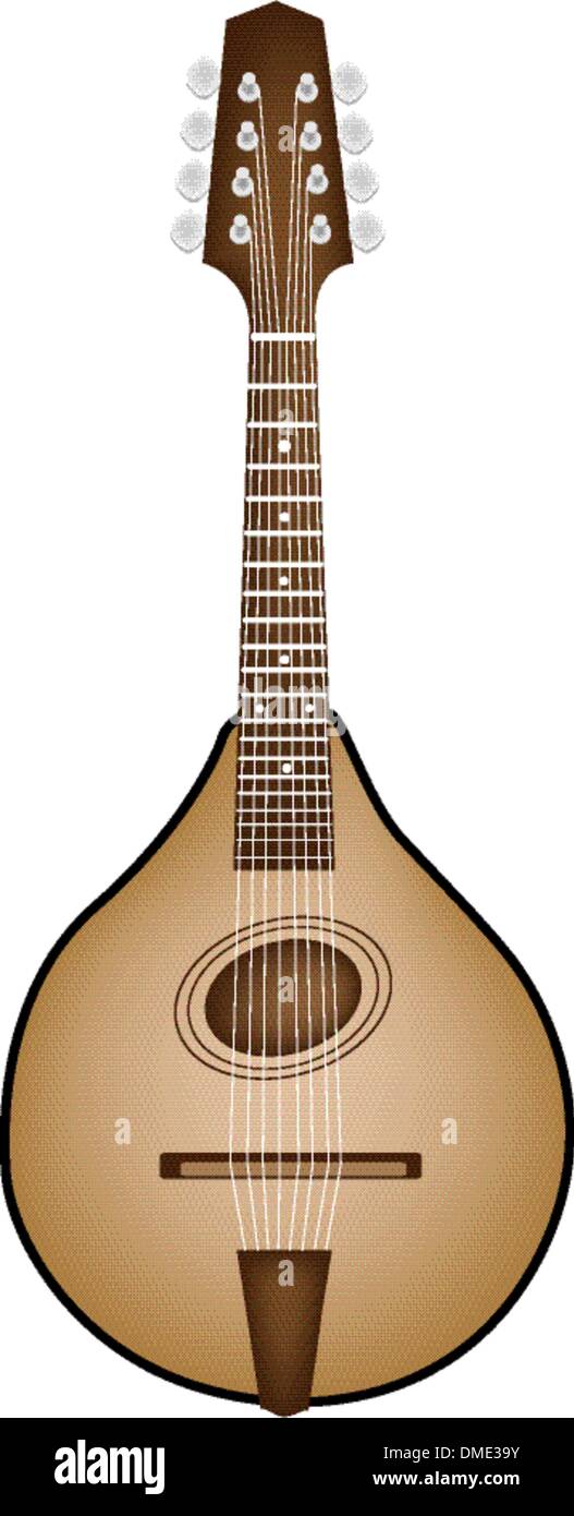 Still life with a mandolin Stock Vector Images - Alamy