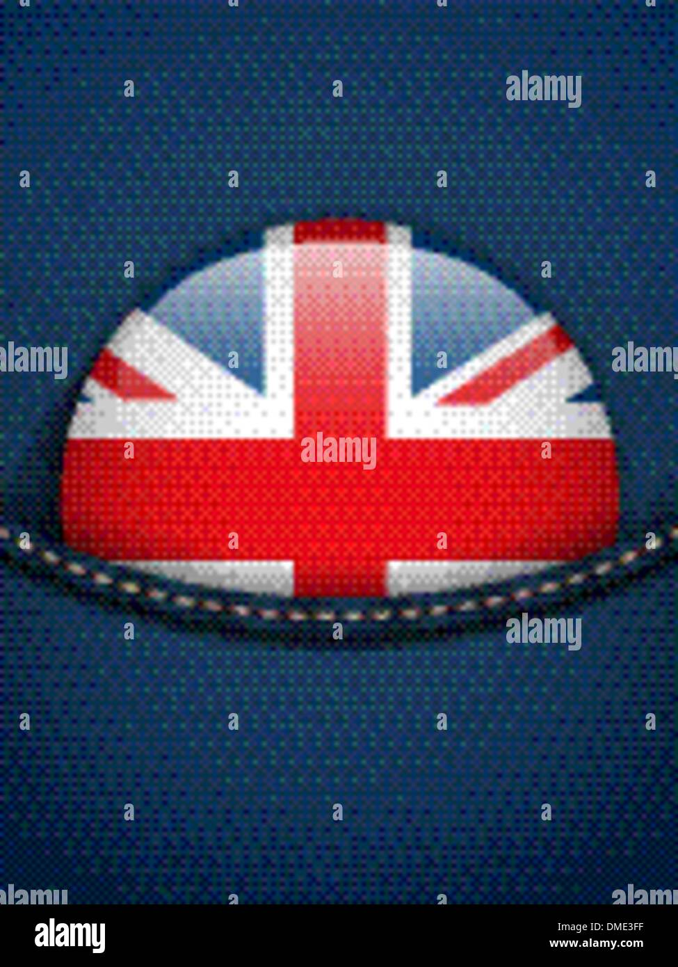 Uk flag button hi-res stock photography and images - Alamy