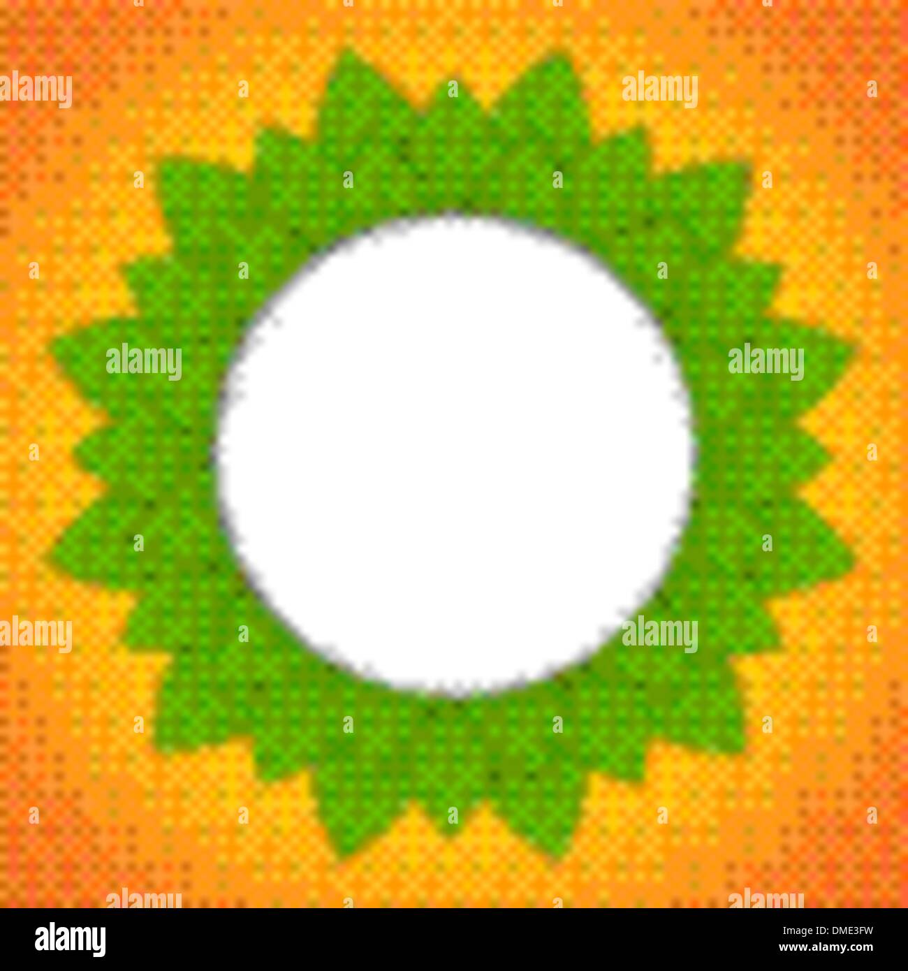 Beautiful Spring Leaves Orange Background Stock Vector Image & Art - Alamy