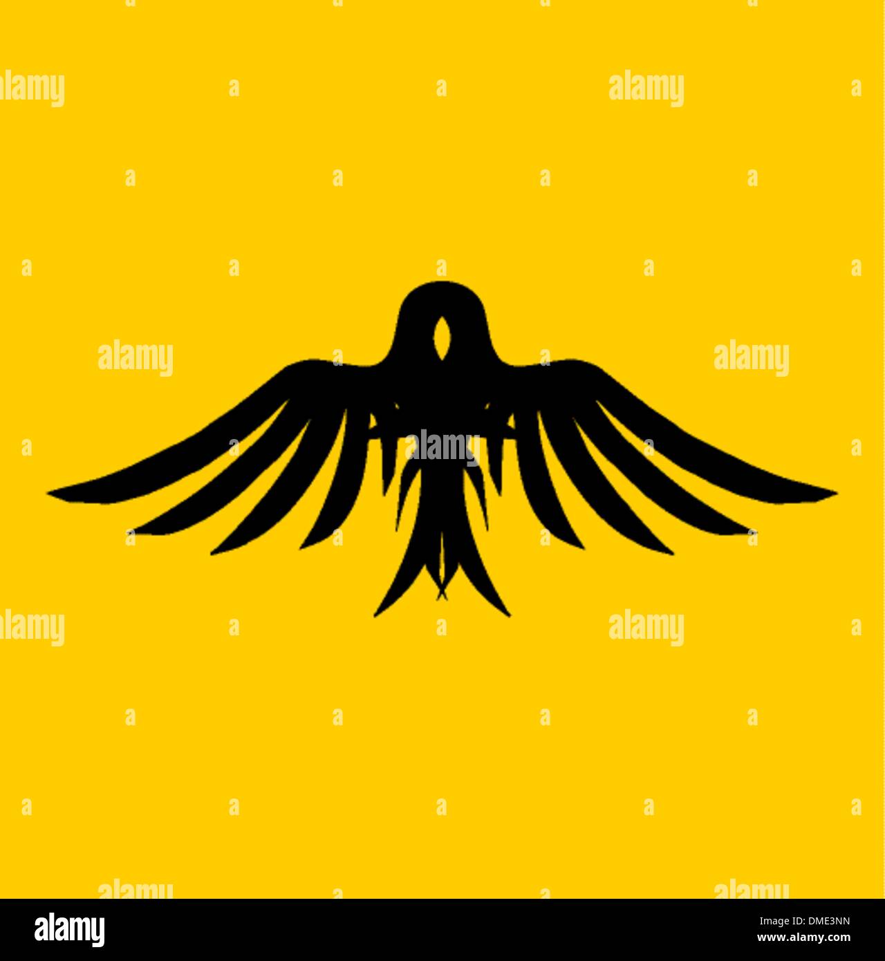 yellow background birds icon vector art Stock Vector Image & Art - Alamy