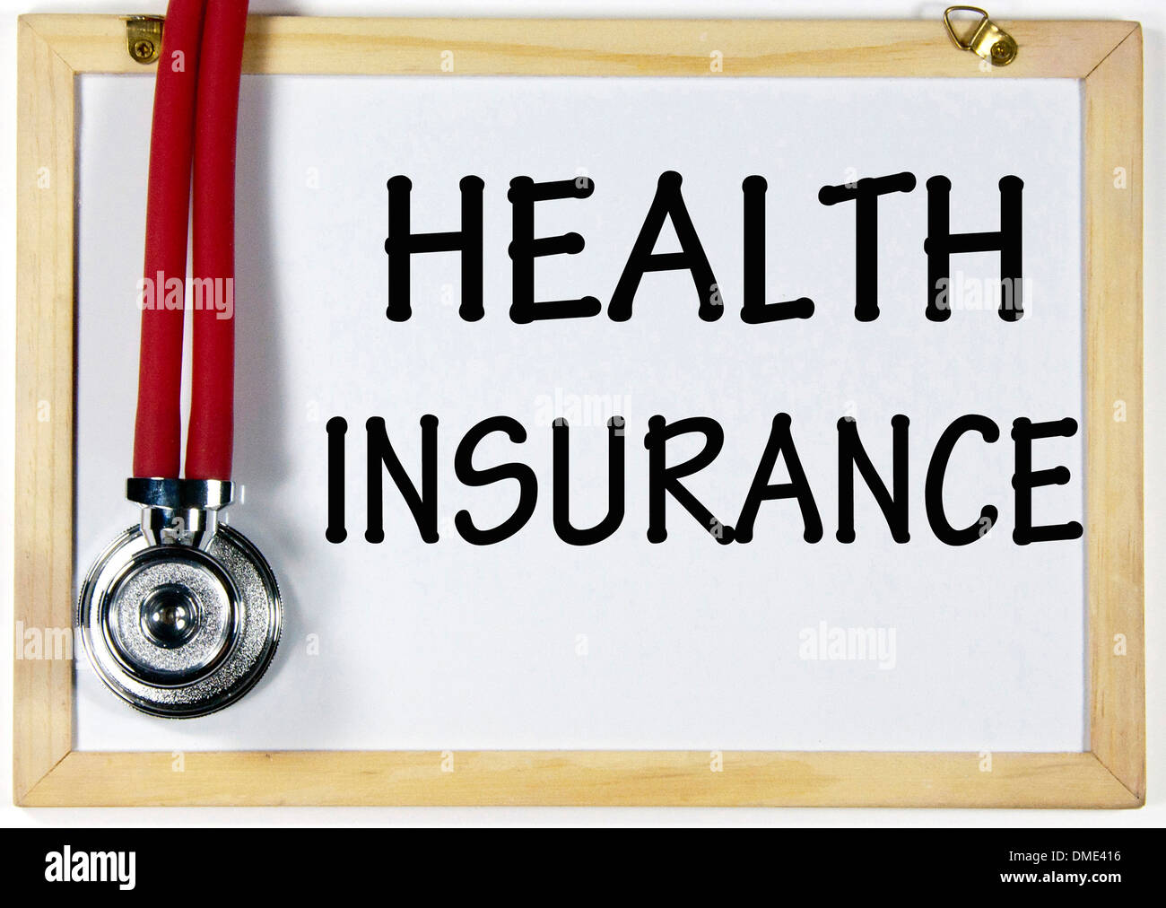 health insurance sign Stock Photo - Alamy