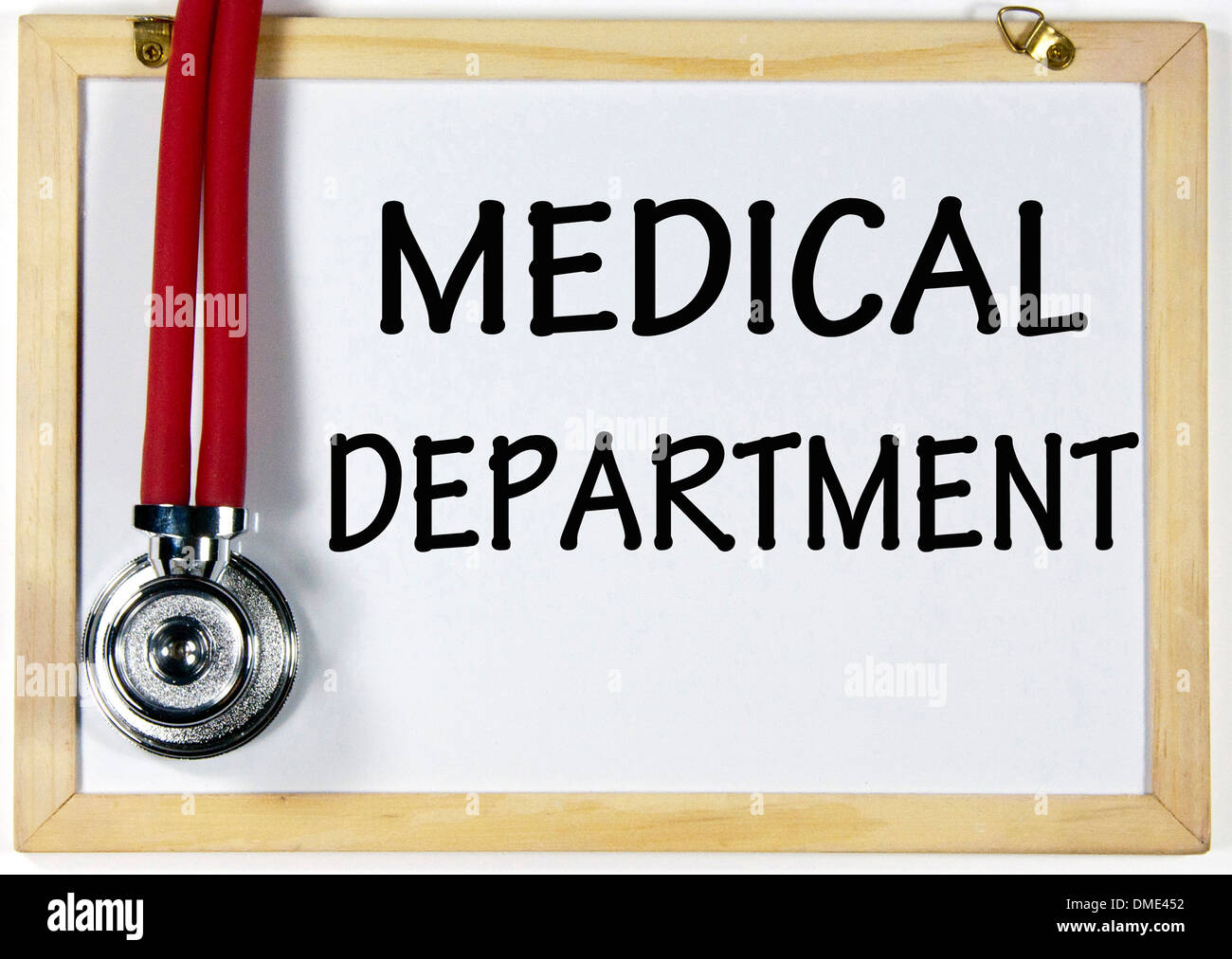 medical department sign Stock Photo - Alamy