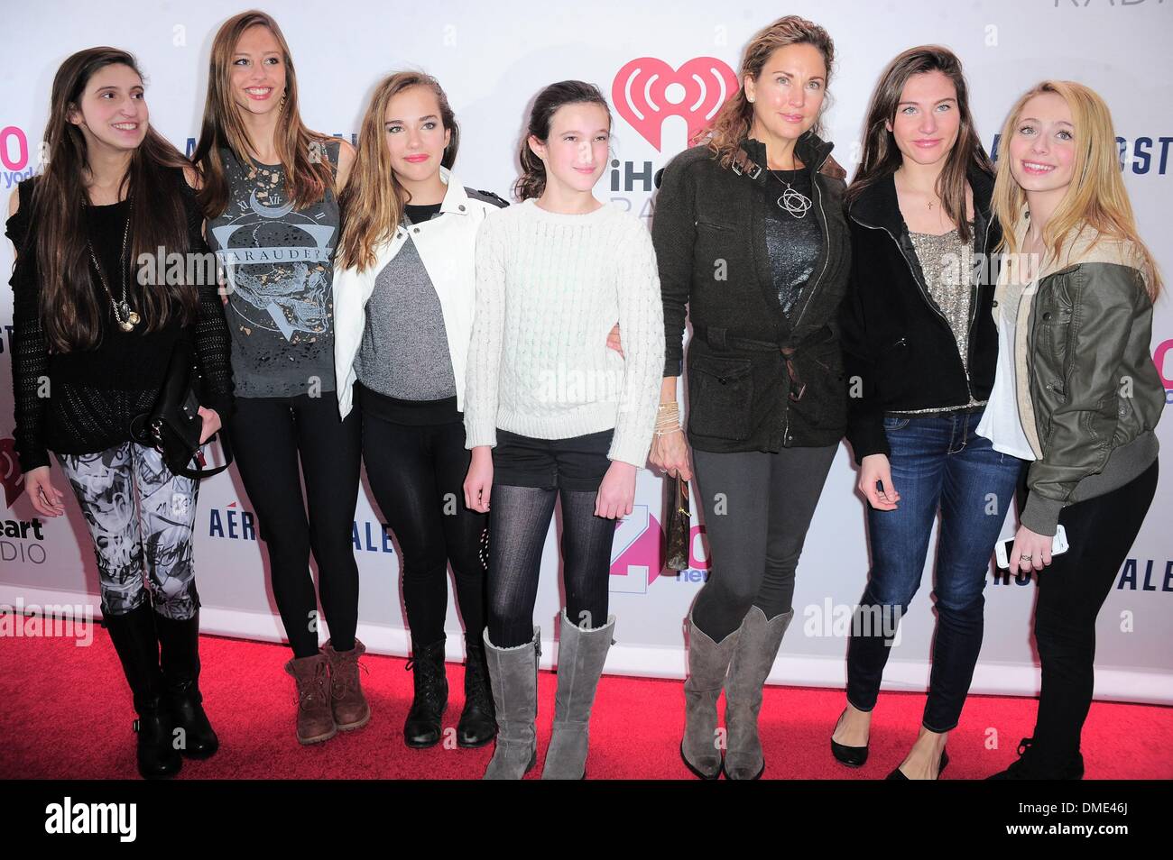 New York, NY, USA. 13th Dec, 2013. Jill Goodacre, Daughters, Guests in ...