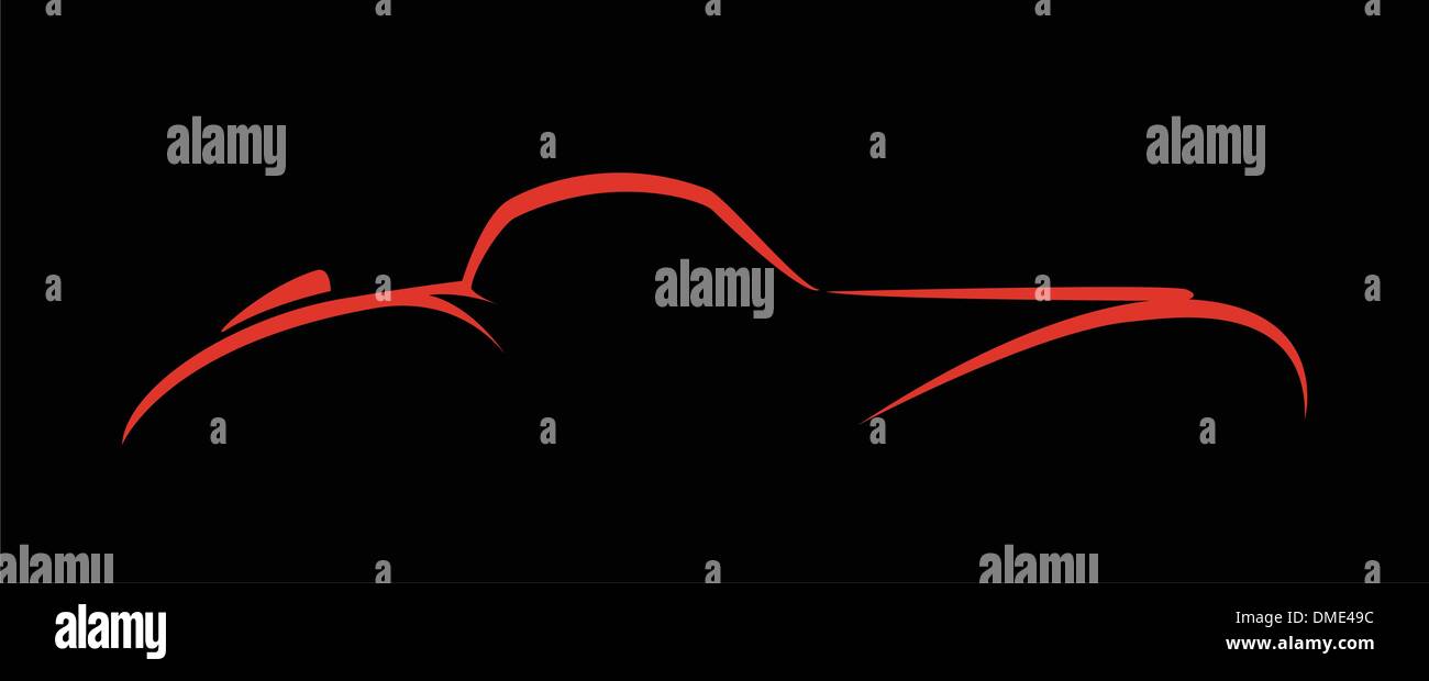 Black background car Stock Vector Images - Alamy
