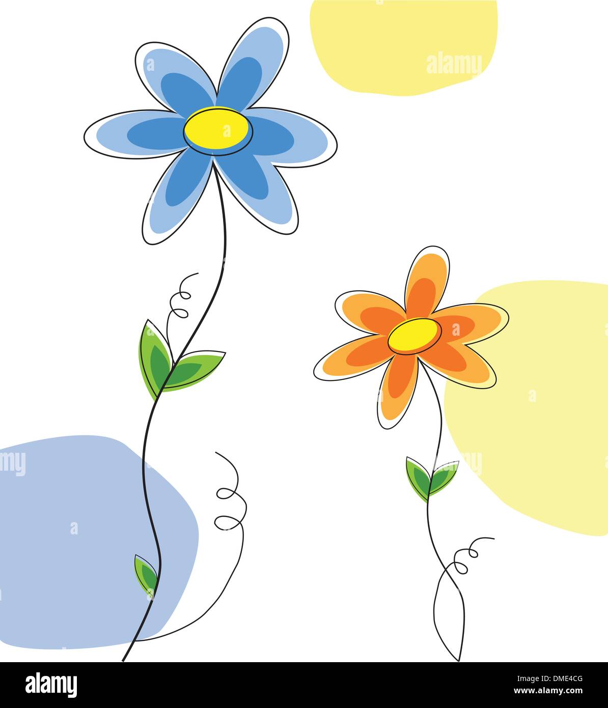 Bright petals clipart Stock Vector Images - Alamy