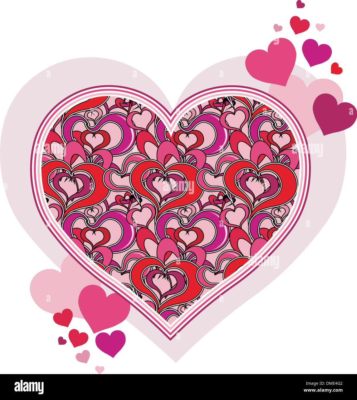 Hearts design hi-res stock photography and images - Alamy
