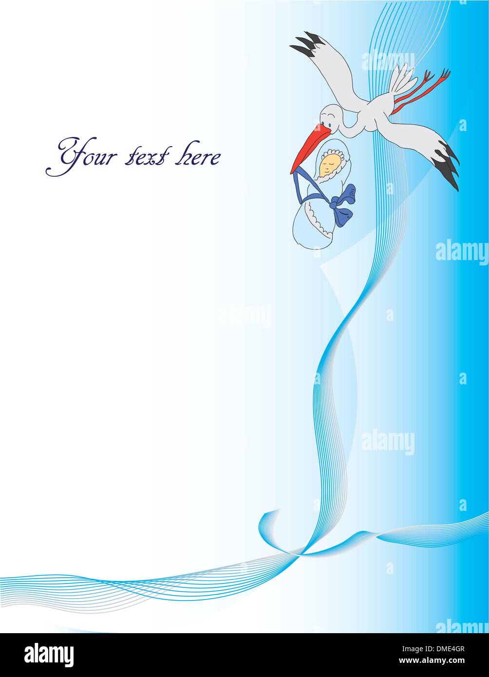 Newly born baby Stock Vector Images - Alamy