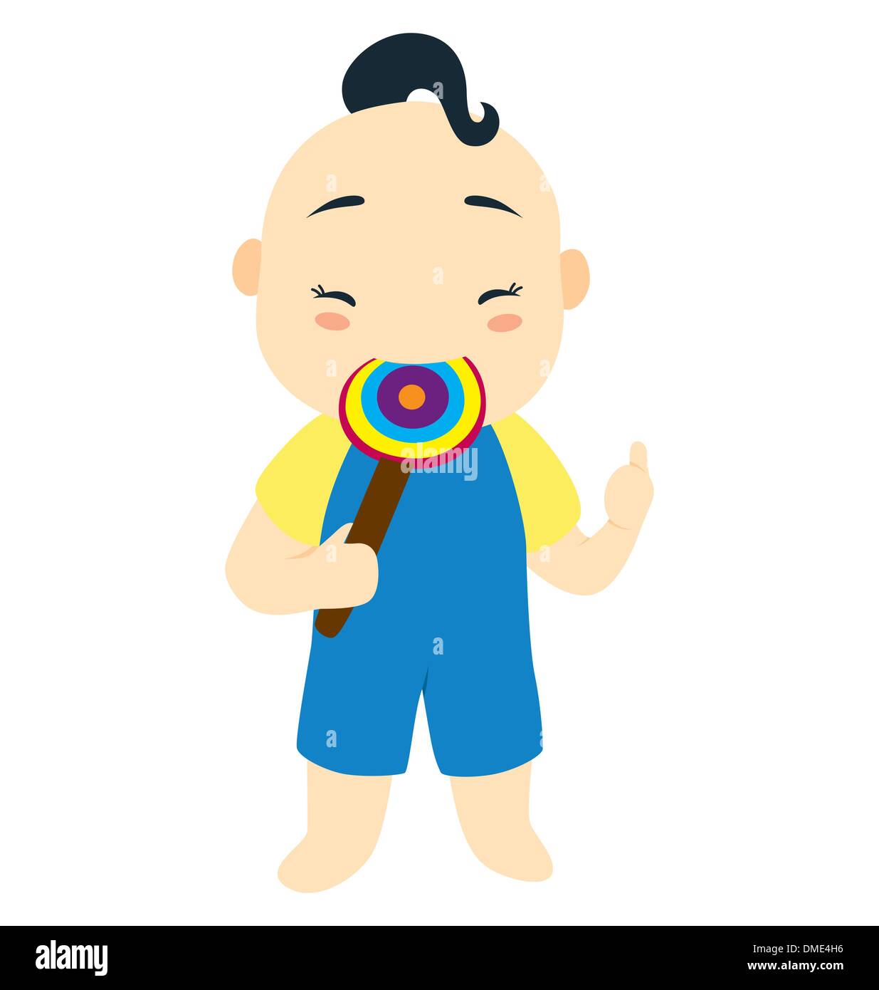 Snack boy Stock Vector Images - Alamy