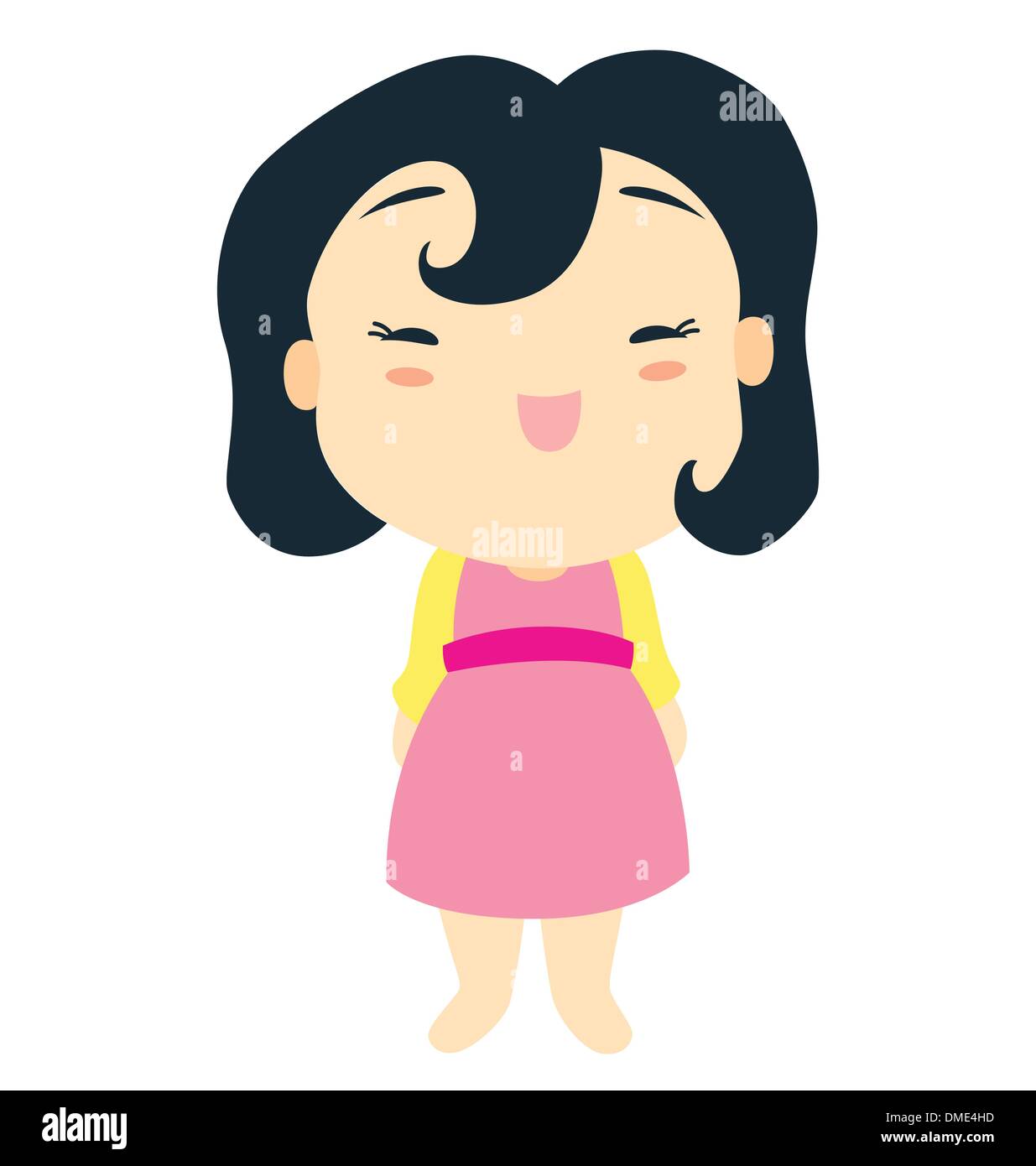 2d girl Stock Vector Images - Alamy