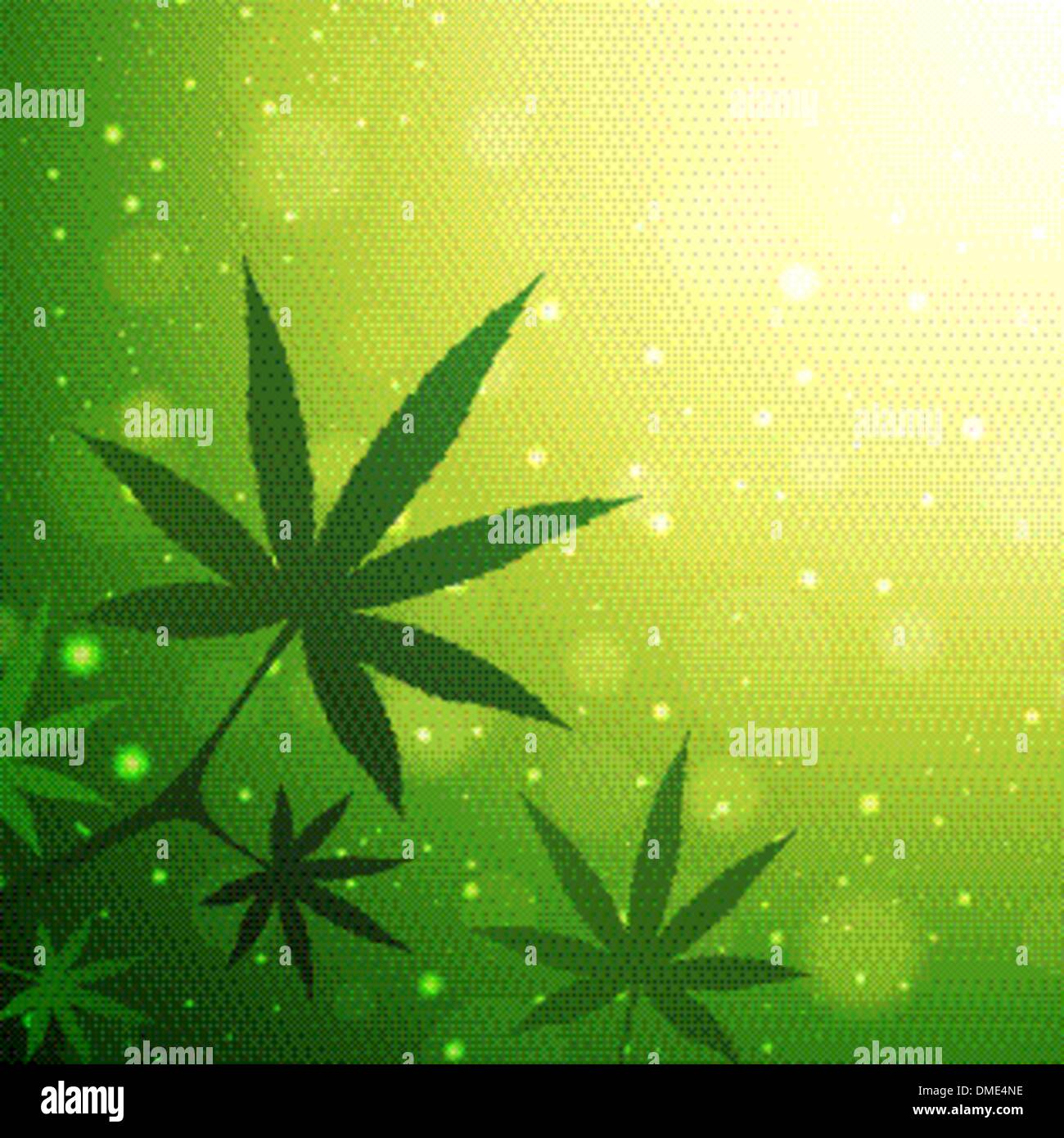 Cannabis leaves Stock Vector Images - Alamy