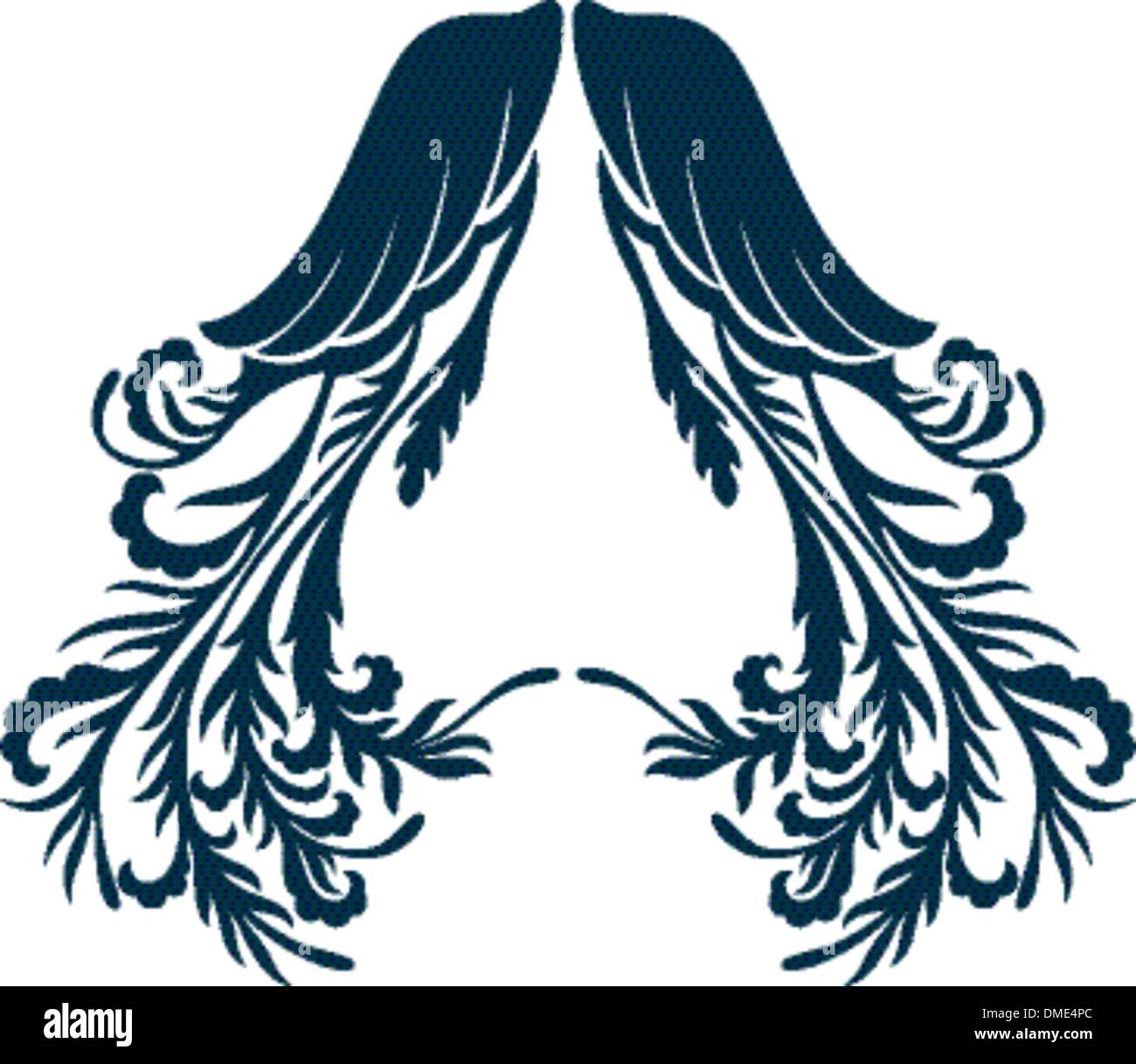 Leaf wing Stock Vector Images - Alamy
