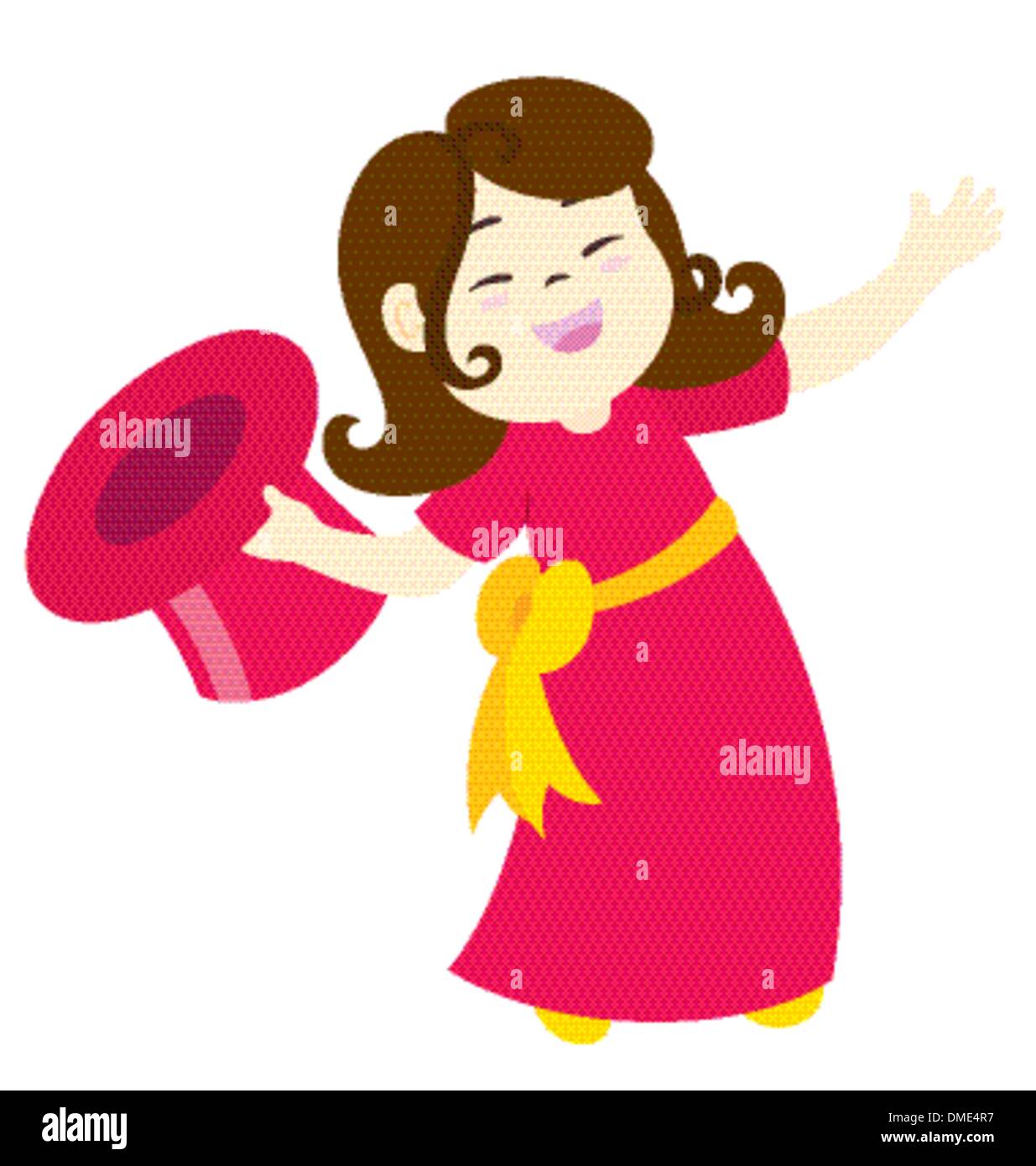 The Magic Girl 4 Stock Vector Image & Art - Alamy