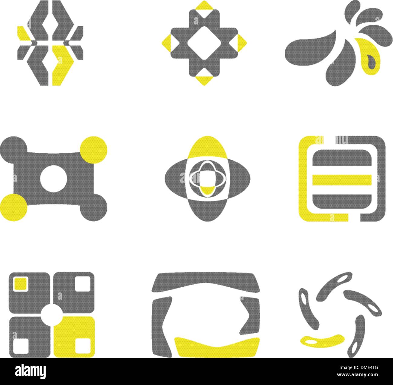 Set wave elements in Stock Vector Images - Alamy