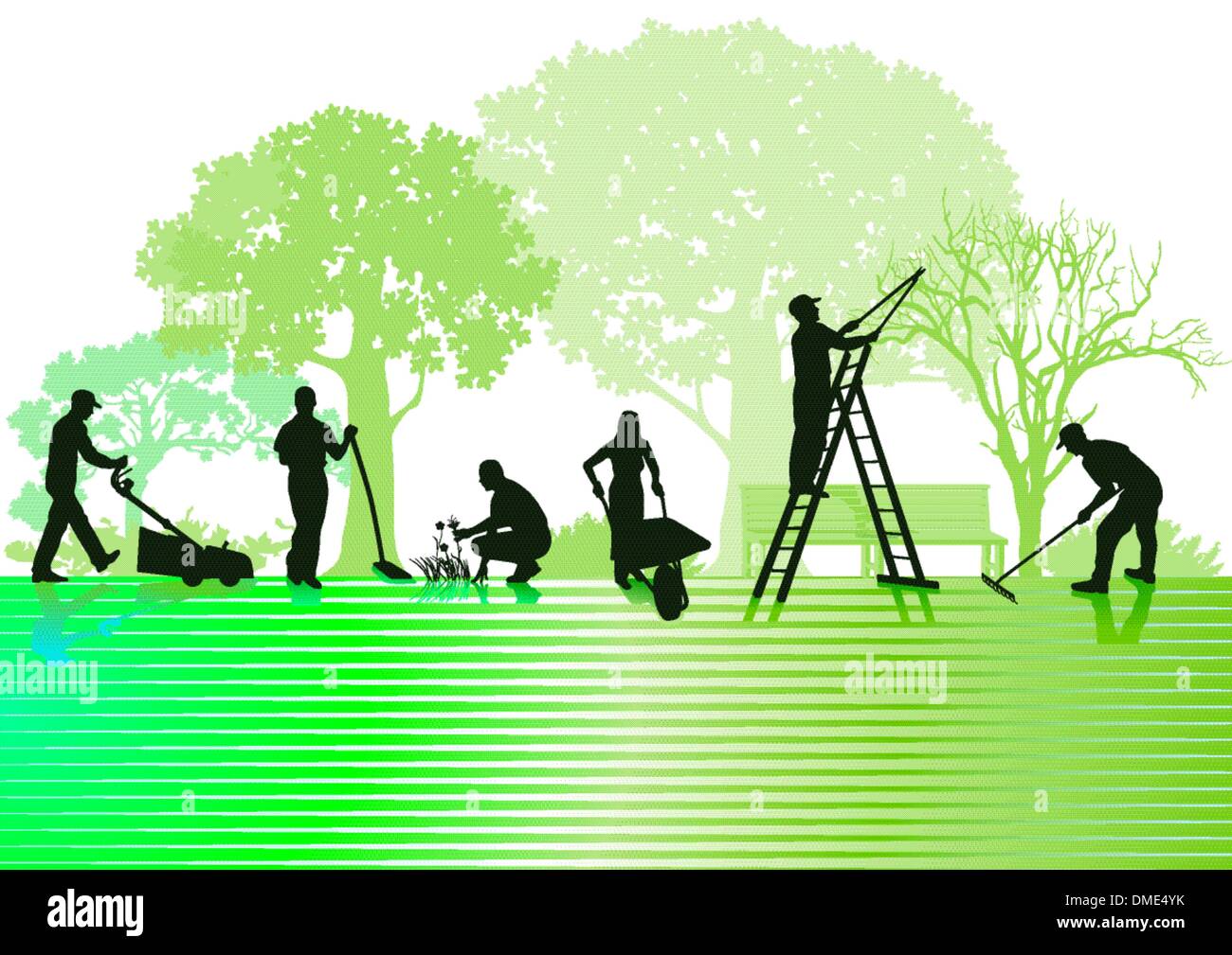 Greenhouse garden plant Stock Vector Images - Alamy