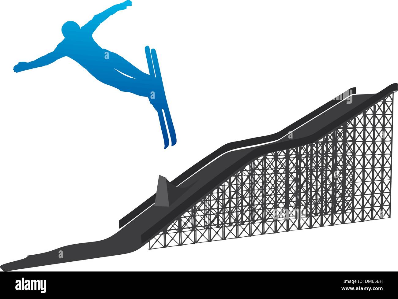 Ski Freestyle Vector Silhouettes Stock Vector Image & Art - Alamy