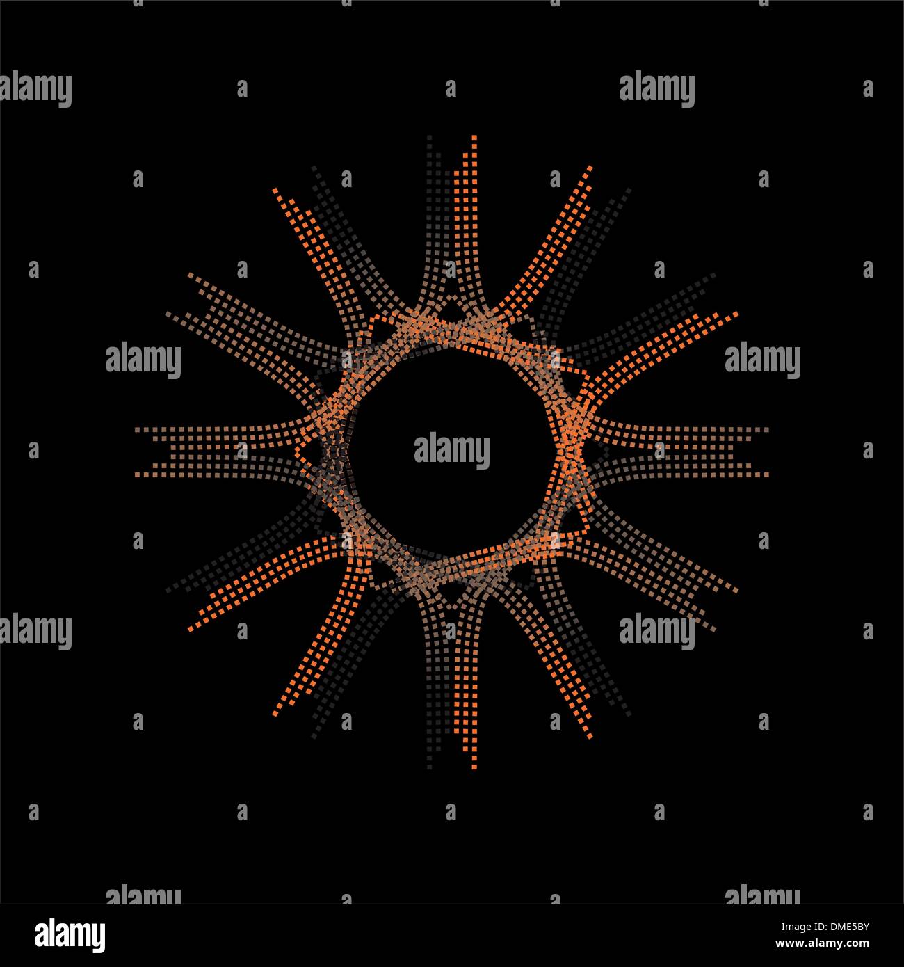 Abstract line art star Stock Vector Images - Alamy