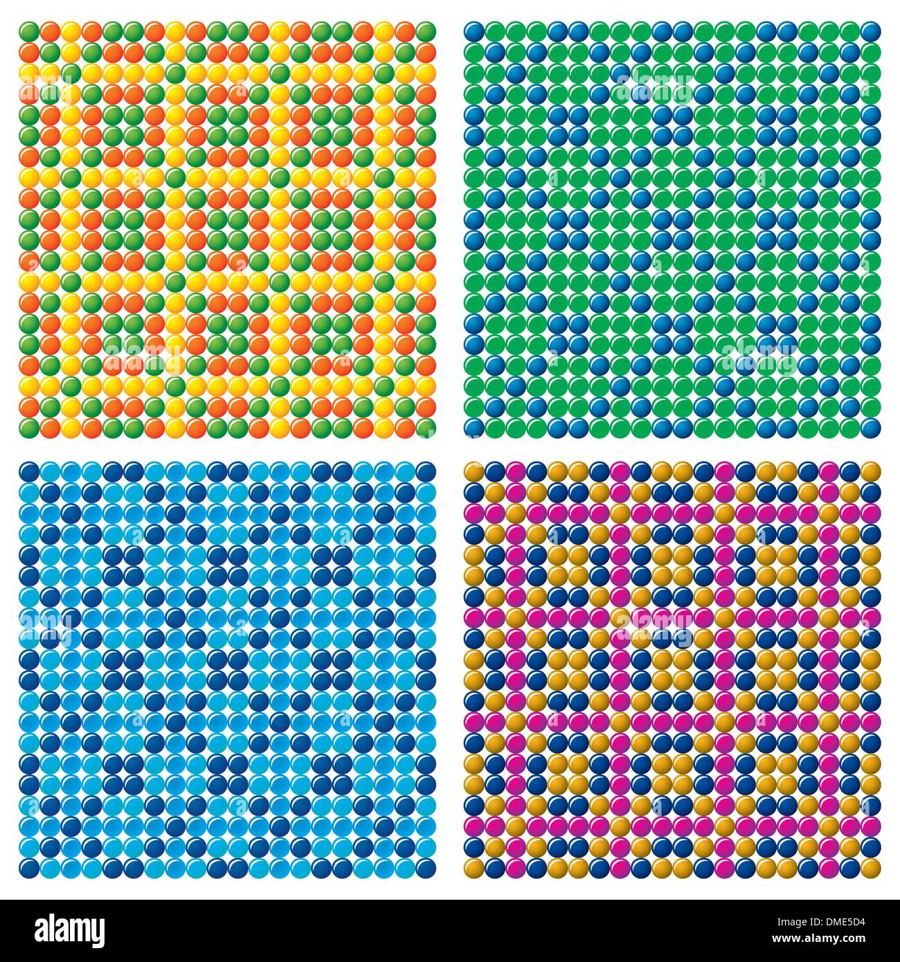 4 Seamless Vector Candy Backgrounds Stock Vector Image & Art - Alamy