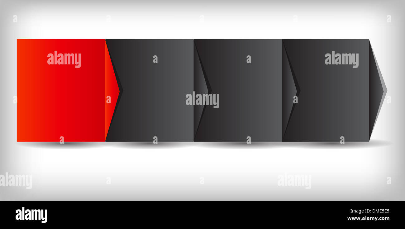concept of business process improvements chart. Vector illustra Stock ...