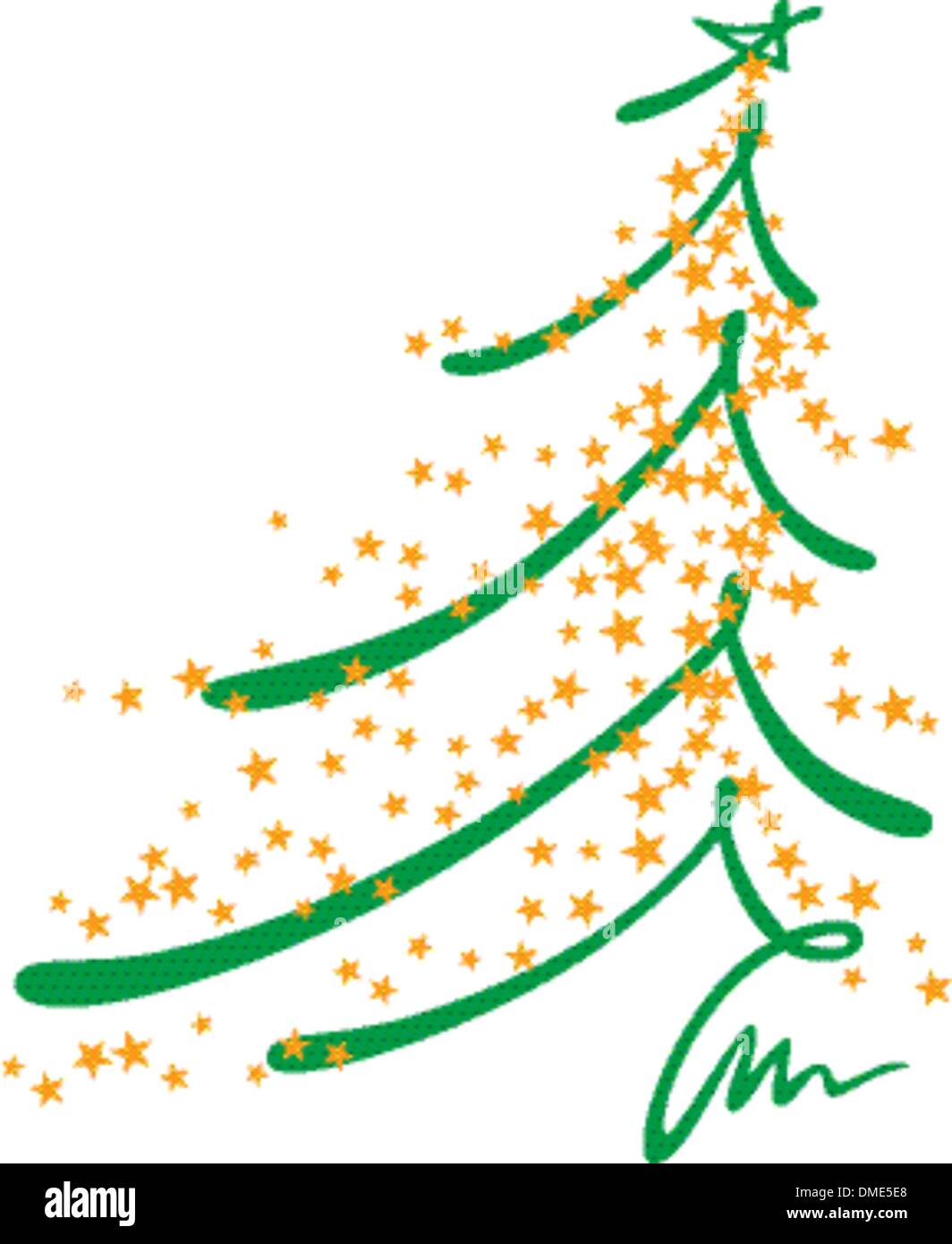 Christmas Tree Star Stock Vector Image & Art - Alamy