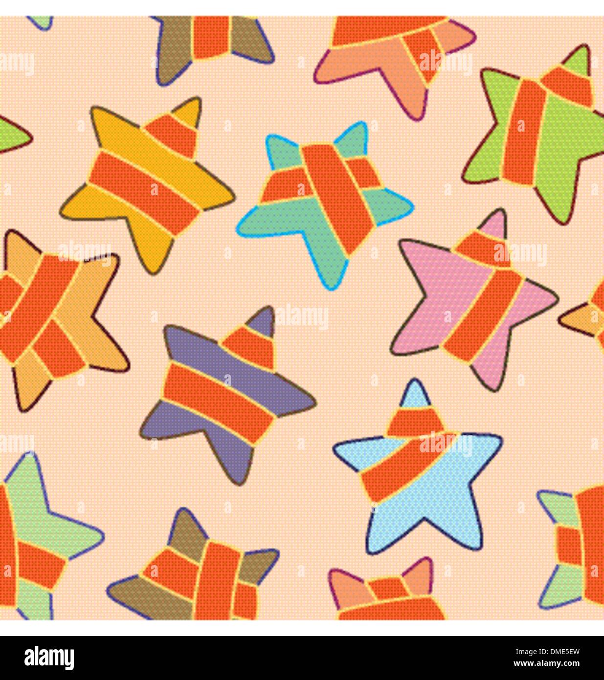 Star Presents Pattern Stock Vector Image & Art - Alamy