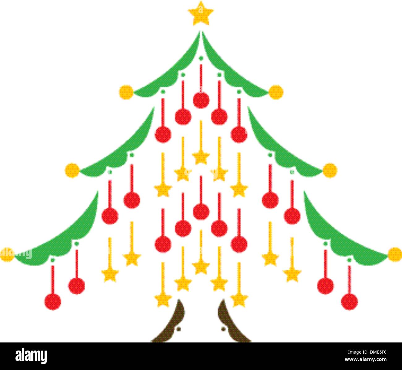 Decorating the tree Stock Vector Images - Alamy