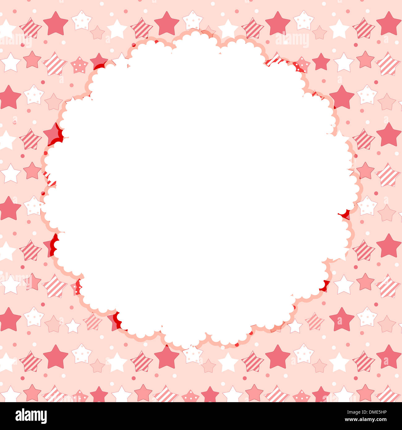 Cute Frame Vector Illustration Stock Photo - Alamy