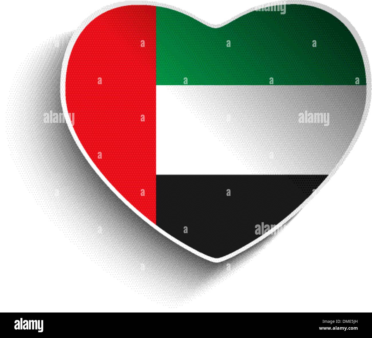 United arab emirates flag button hi-res stock photography and images ...