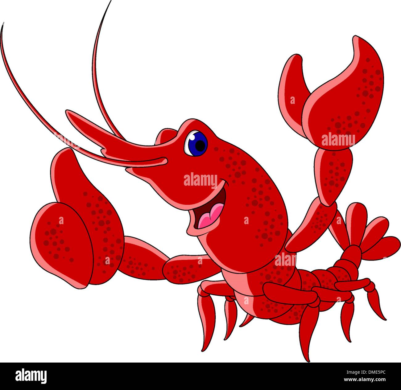 Shrimp cartoon character isolated hi-res stock photography and images ...