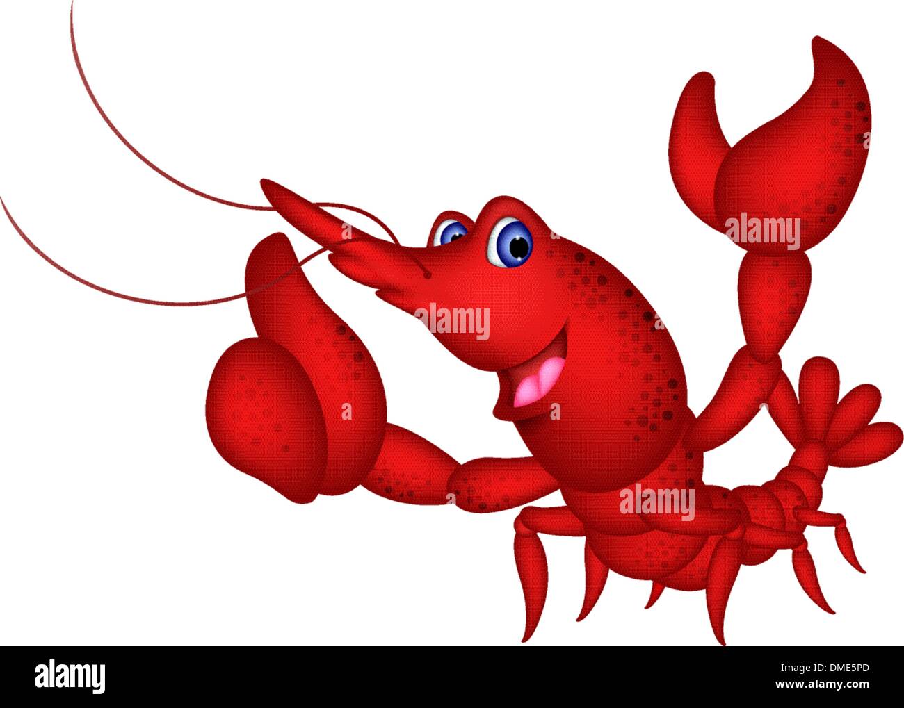 Shrimp cartoon character isolated hi-res stock photography and images ...